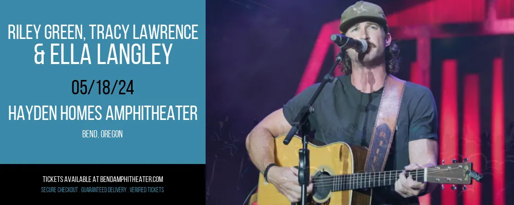 Riley Green, Tracy Lawrence & Ella Langley Tickets | 18th May | Hayden ...